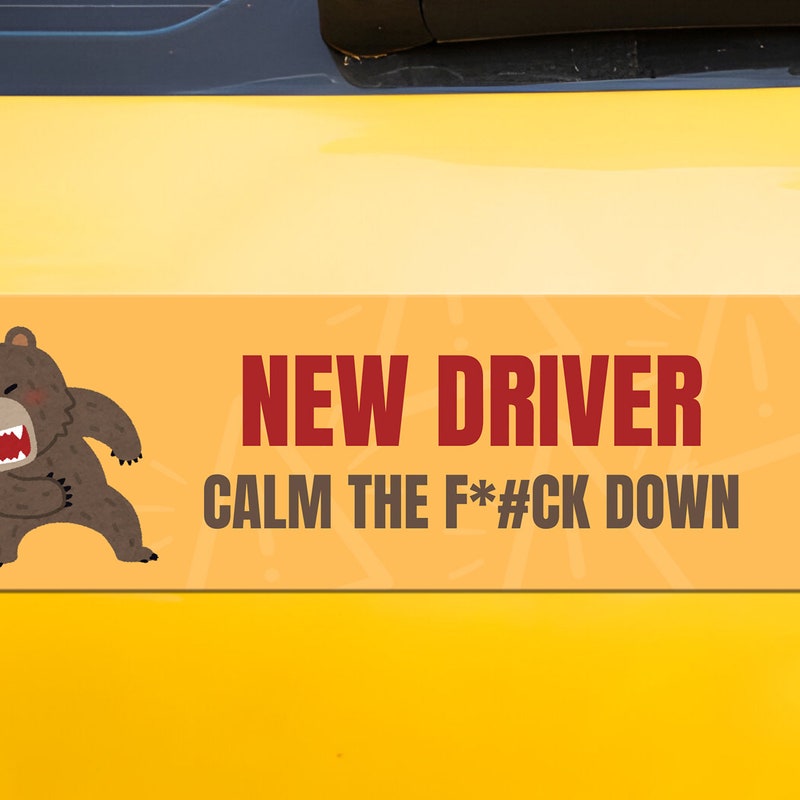 New Driver Sticker - Etsy