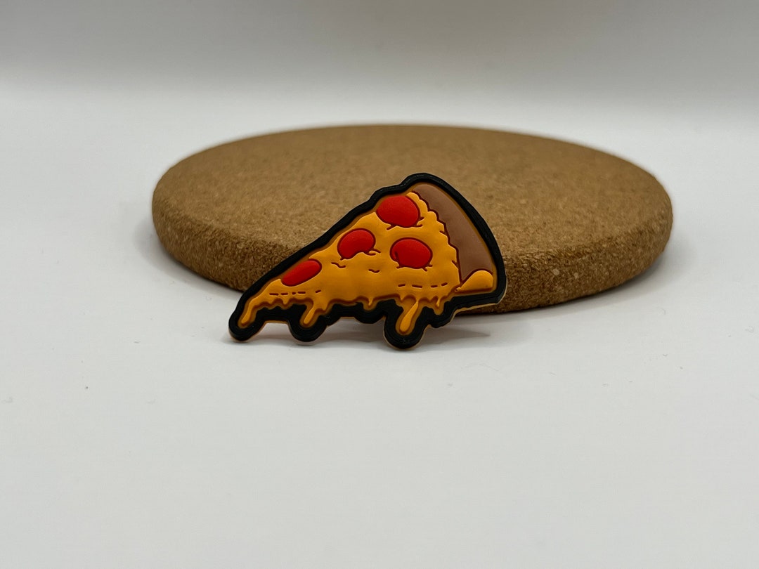 Cheesy Pepperoni Pizza Slice Crocs Charm - Etsy