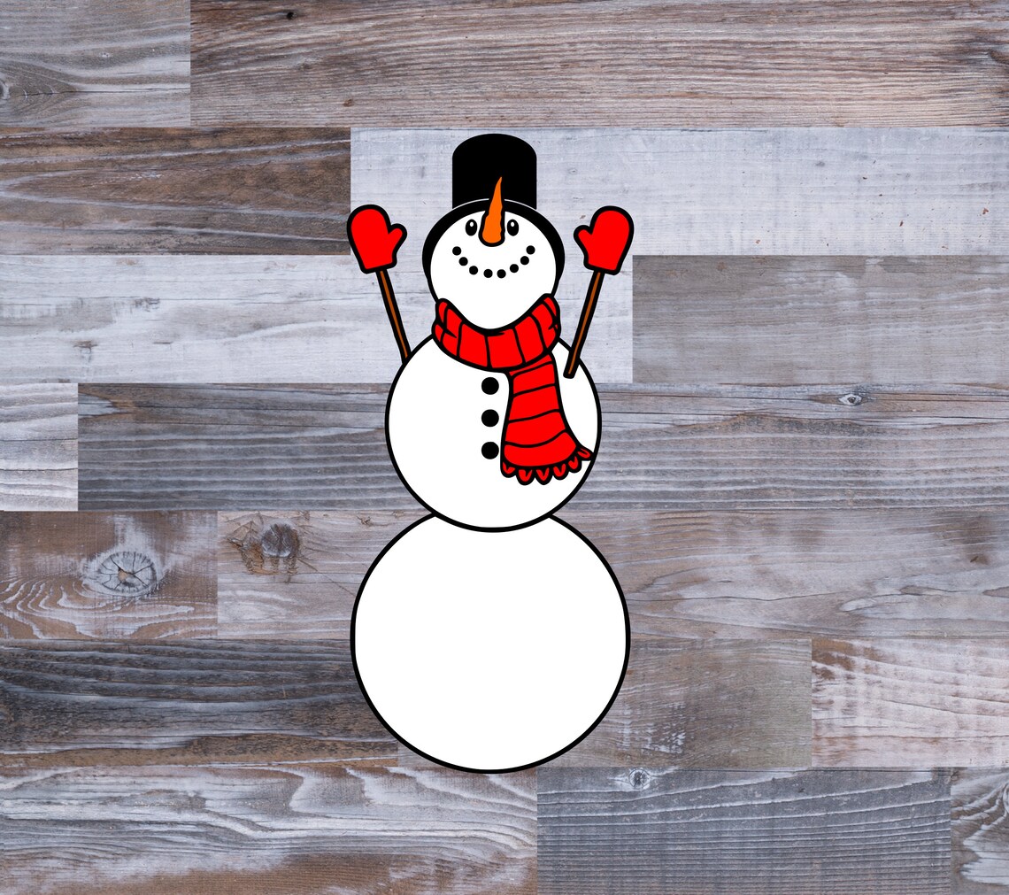 Layered Snowman SVG, Christmas SVG, Merry Christmas Svg, Snowflake ...