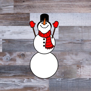 Layered Snowman SVG, Christmas SVG, Merry Christmas Svg, Snowflake ...