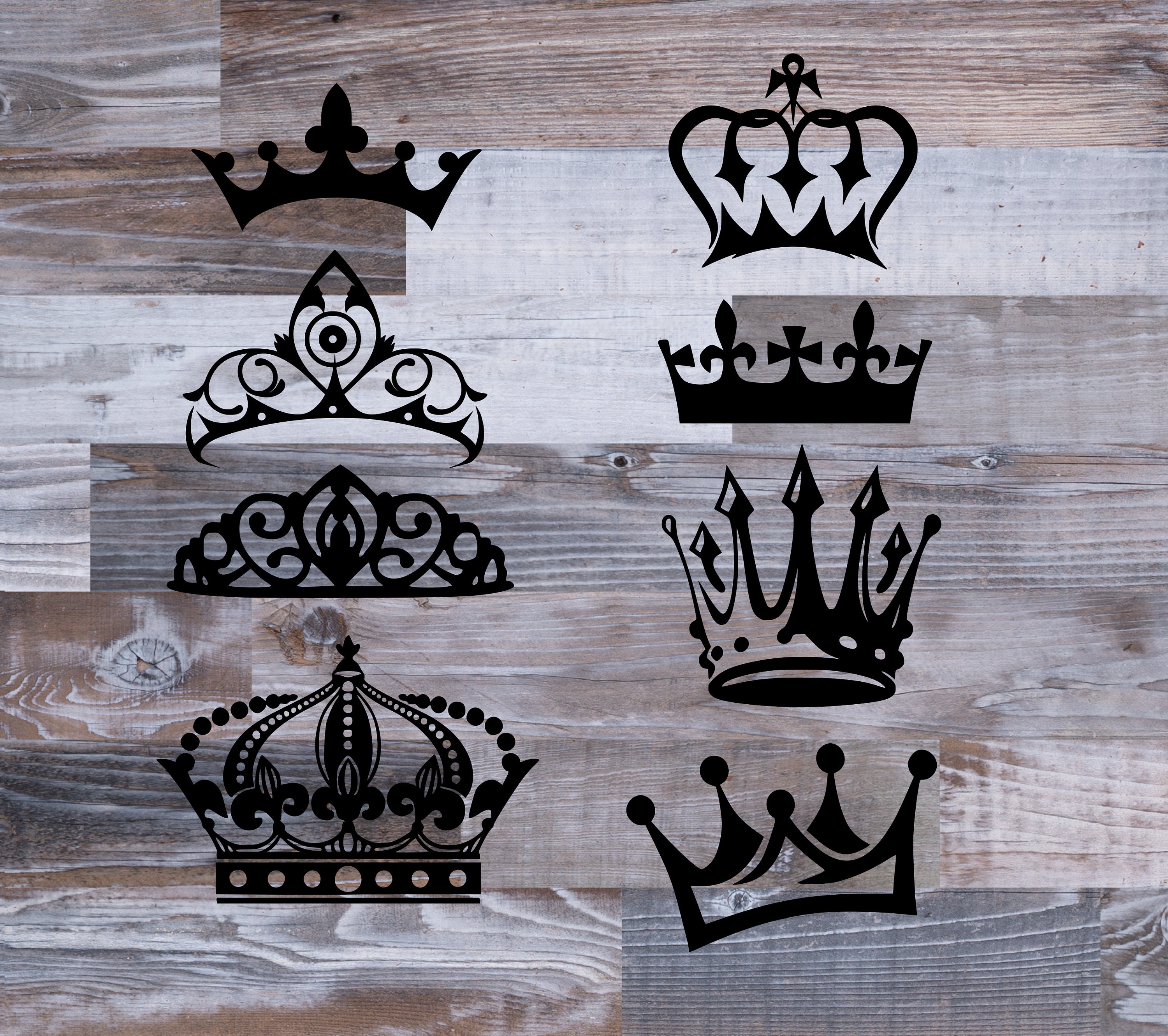 Crown SVG Bundle, Crown Svg, Tiara Svg, Queen Tiara Svg, Princess Tiara ...