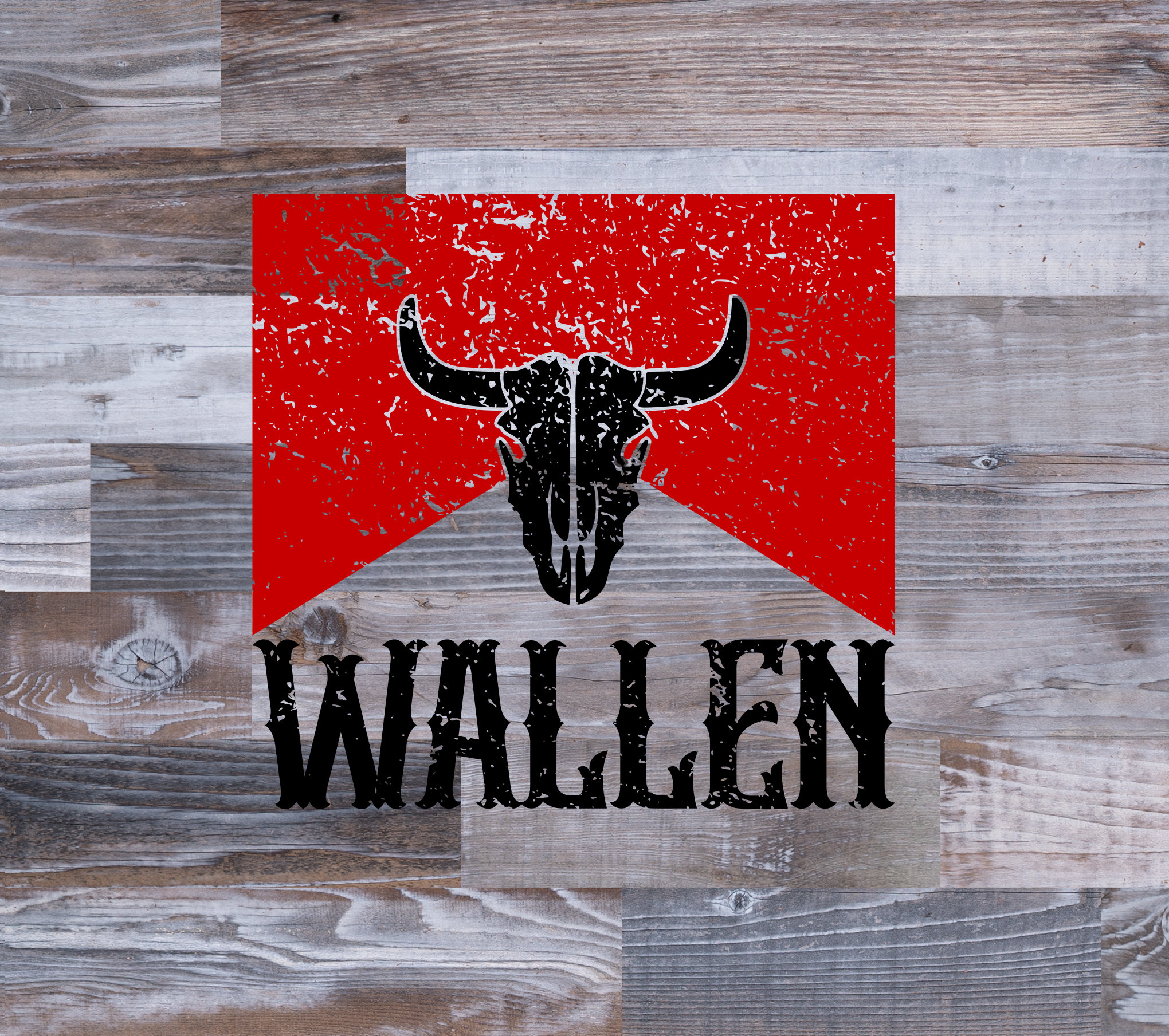 Wallen Bull Png Country Western Png Cowboy Digital Design - Etsy