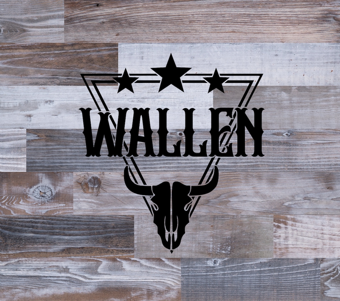 Retro Wallen Bull Skull PNG, Wallen Bull Skull Distressed PNG Digital ...