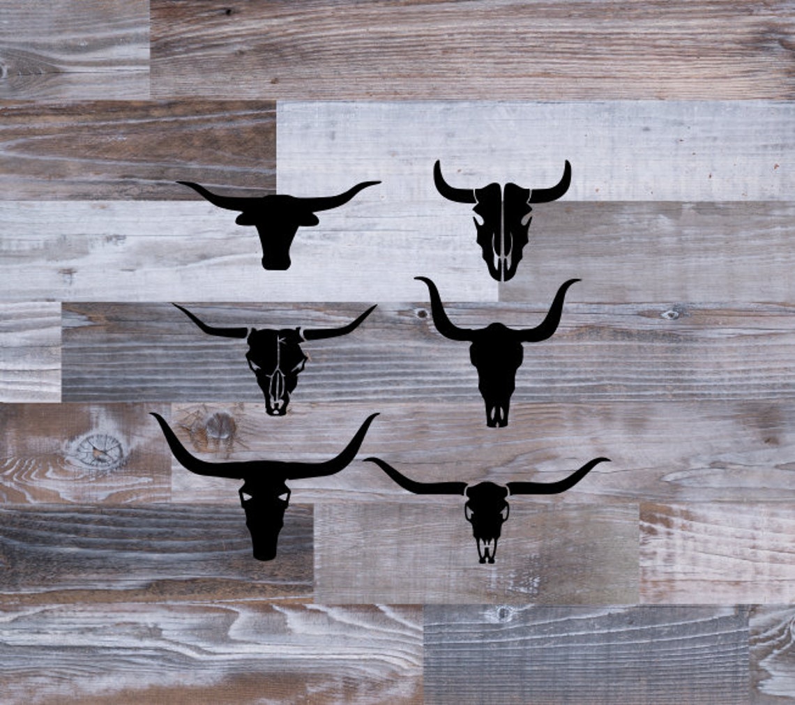 Longhorn Svg, Longhorn Pack Svg, Texas Longhorn Head Instant Download ...