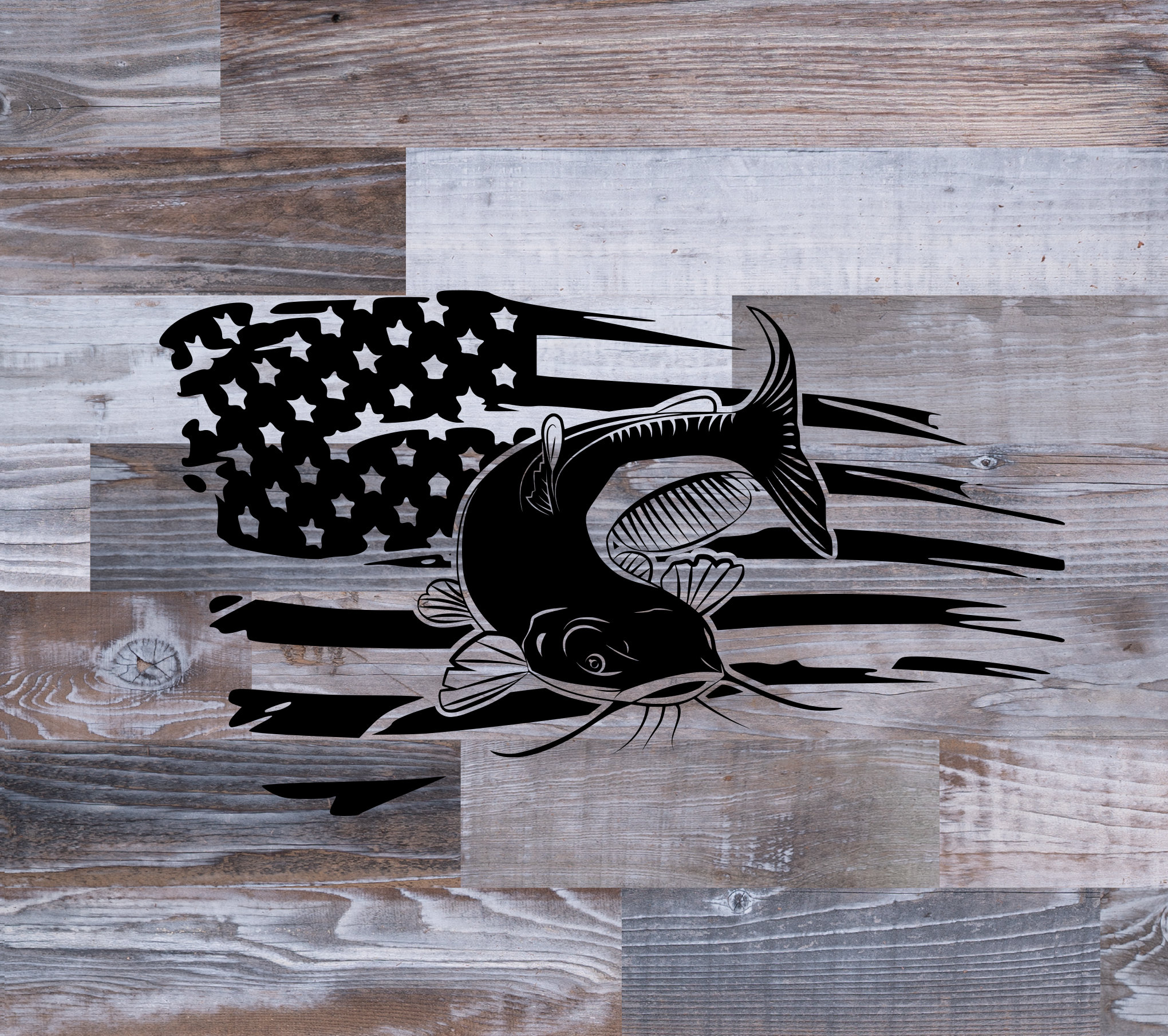 Catfish Clipart Catfish Svg Files Catfish Png Catfish Stencil Catfish ...