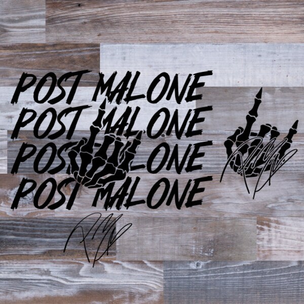 Post Malone Stencil - Etsy