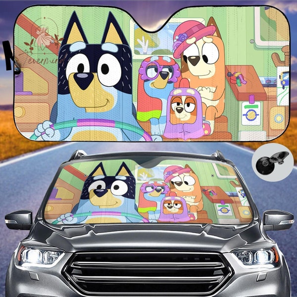 Bluey Car Shade - Etsy