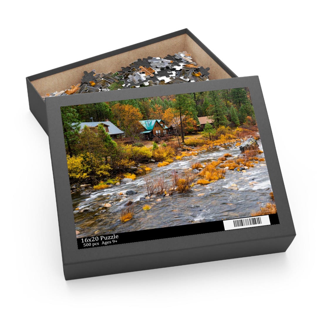 Puzzle (500-piece) Autumn River - Etsy