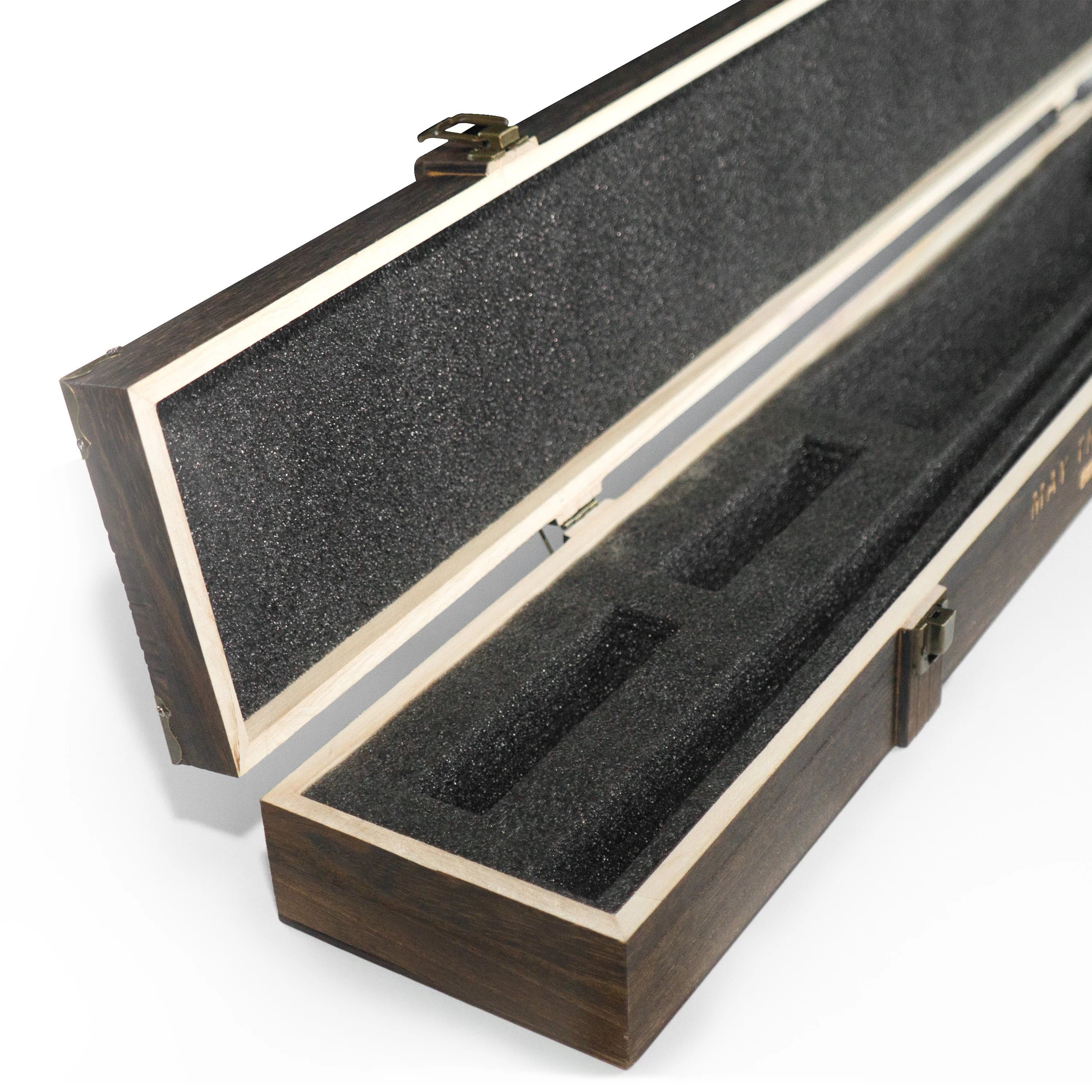 Wooden Vintage Lightsaber Box 18inx6inx4in With Foam Cotton Inside Can ...