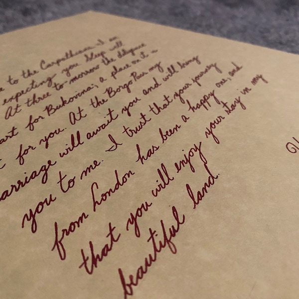 Handwritten Wedding Letters - Etsy