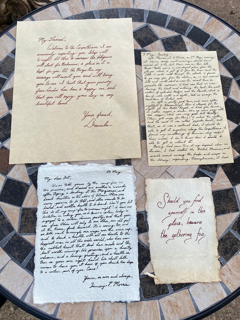 Custom Handwritten D&D/TTRPG Prop, Letter, Document - Etsy