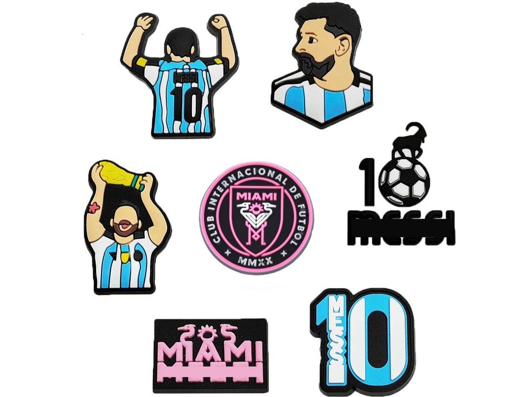 New Messi Croc Charms Soccer Croc Charms Sport Shoe Charm - Etsy