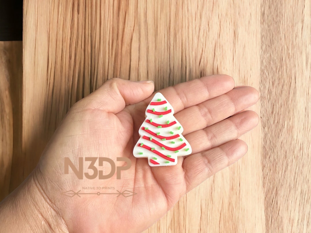 Snack Cake Christmas Tree Straw Topper Buddy - Etsy