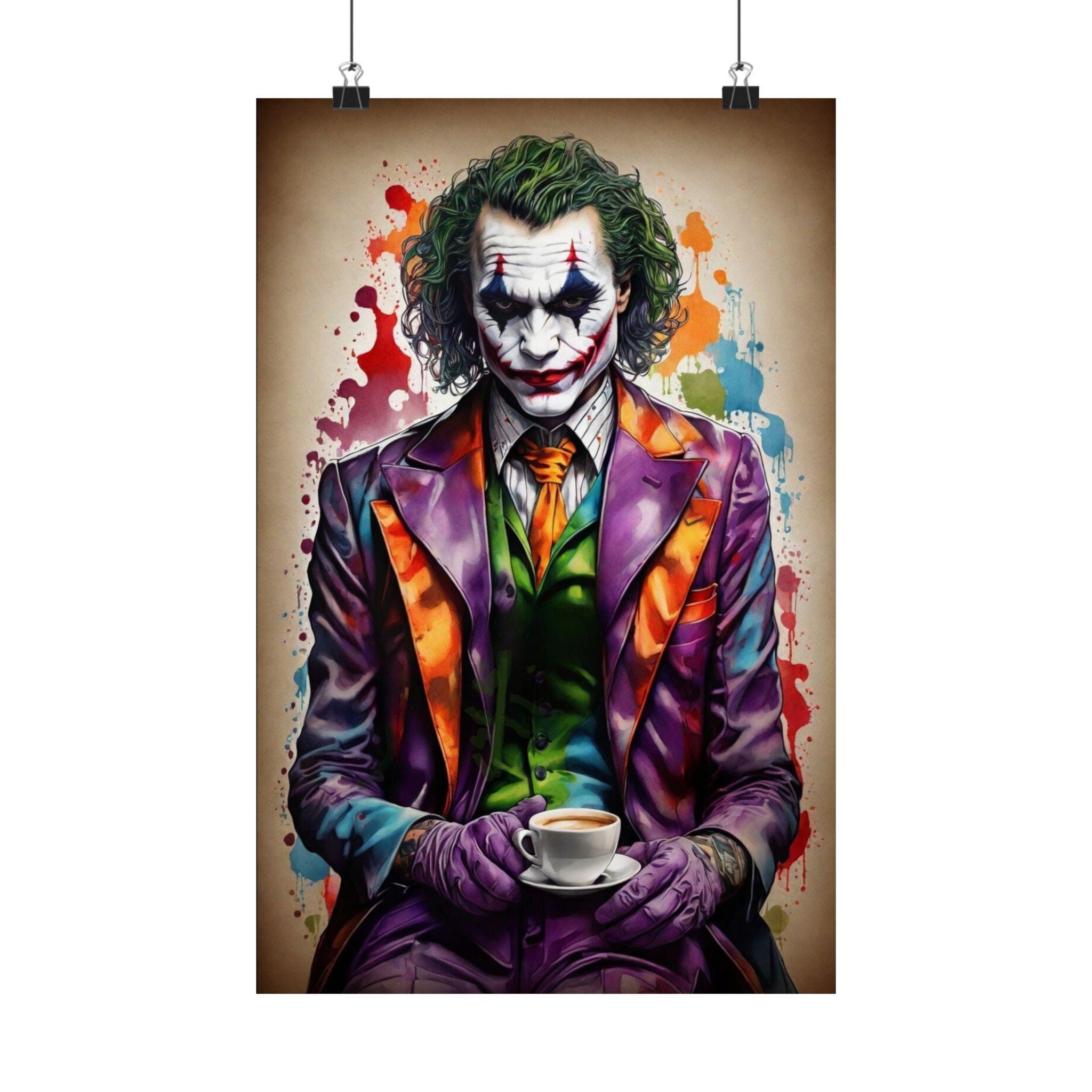 Vertical Joker Matte Posters Superhero DC Marvel St. Artwork Home Decor ...