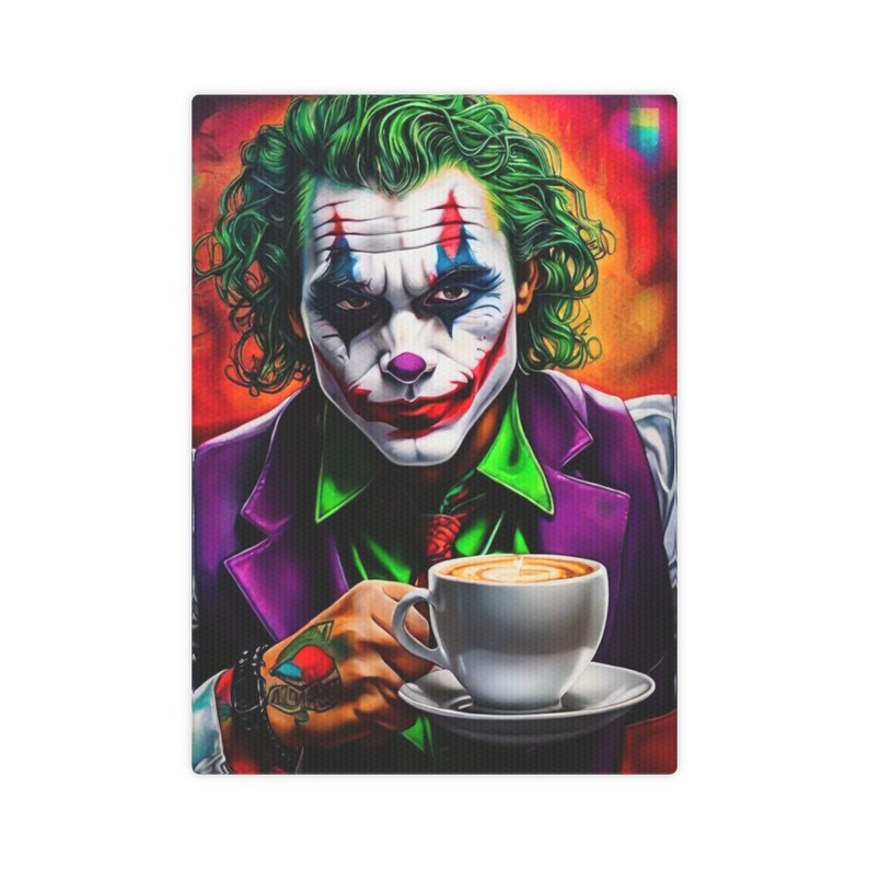 Espresso Joker Canvas Photo Art Joker Coffee Mug Tea Coco Mug Gamer ...