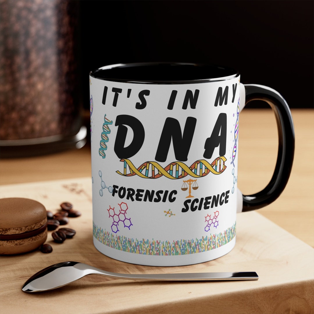 DNA Forensic Coffee Mug, 11oz DNA Forensic Scientist Office Lab College ...