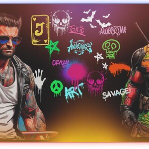 Deadpool Wolverine Birthday Gaming Mouse Pad, Design for Gamers ...