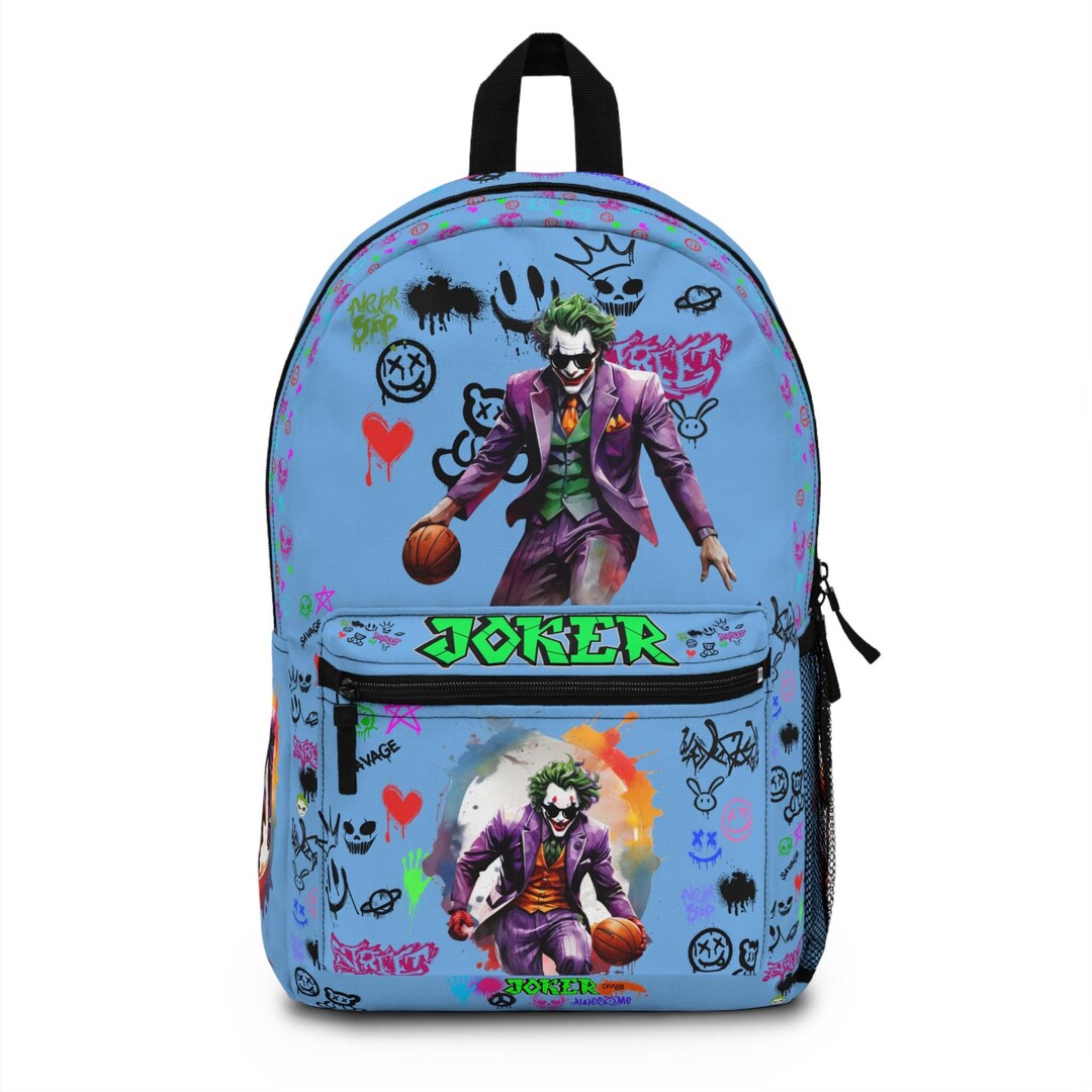 Joker Backpack Christmas Gift Basketball Back to School Backpack DC ...