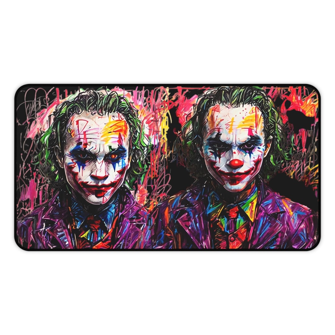 Joker Desk Mats Computer Gamers Work Office School Joker Superhero ...