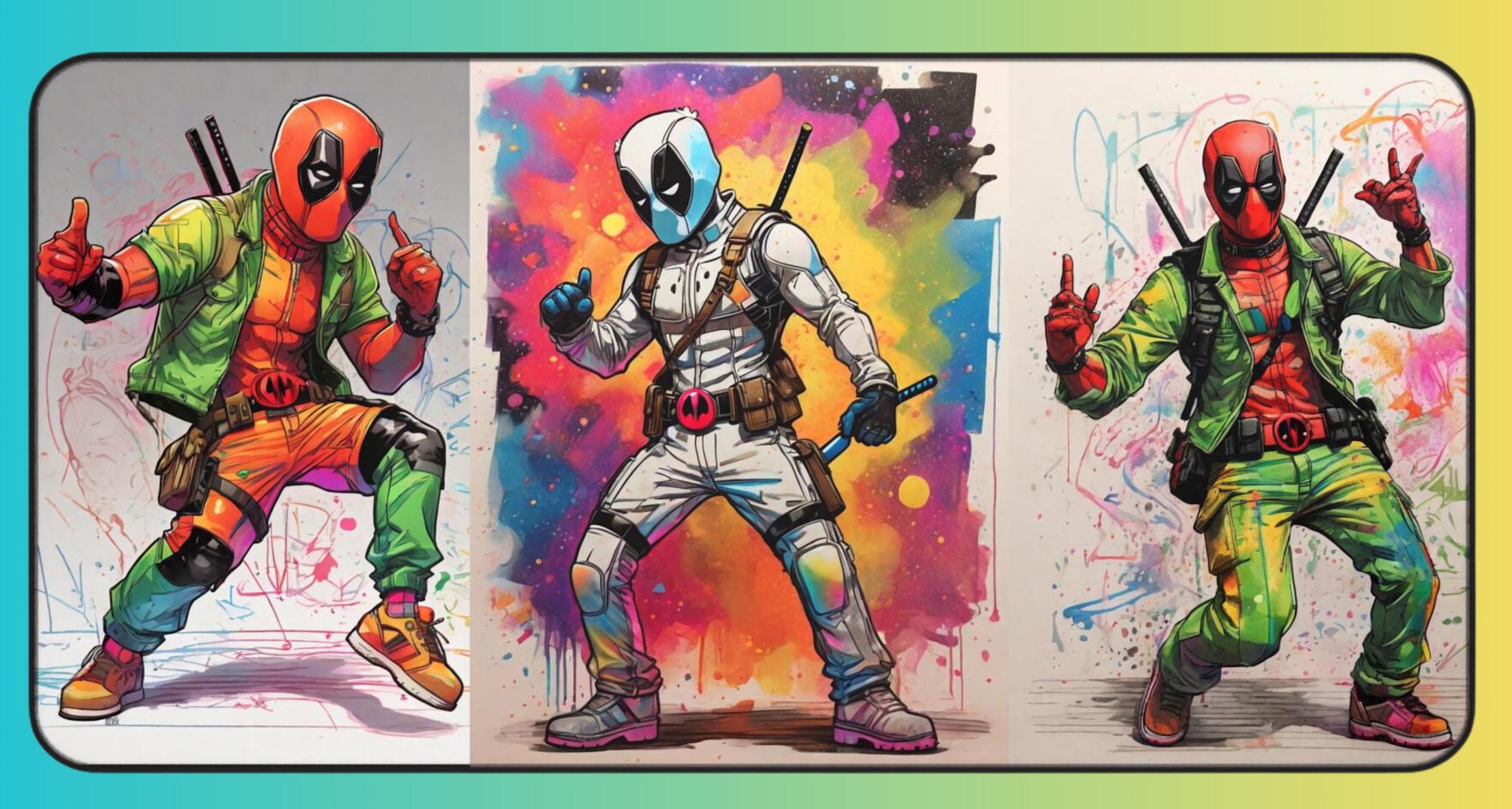 Deadpool Birthday Desk Mat Mouse Mat Back to School Gift Gamer Computer ...