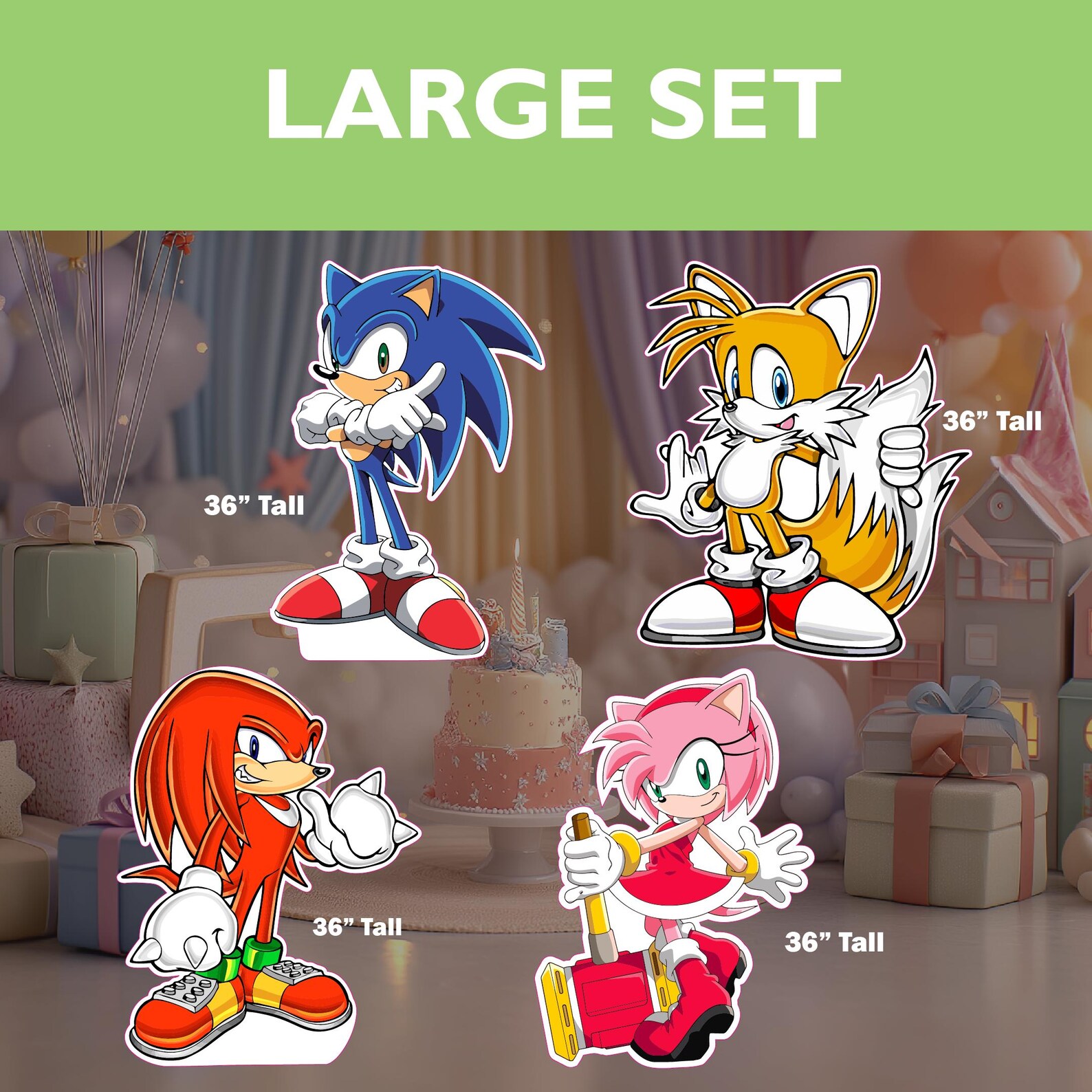 Sonic the Hedgehog Cutout | Birthday Party Yard Sign Standee ...