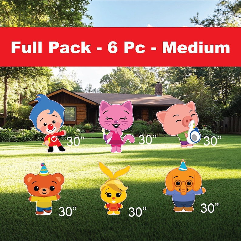 Clown Standee Character Prop Kids Party Decoration Cutouts Birthday ...