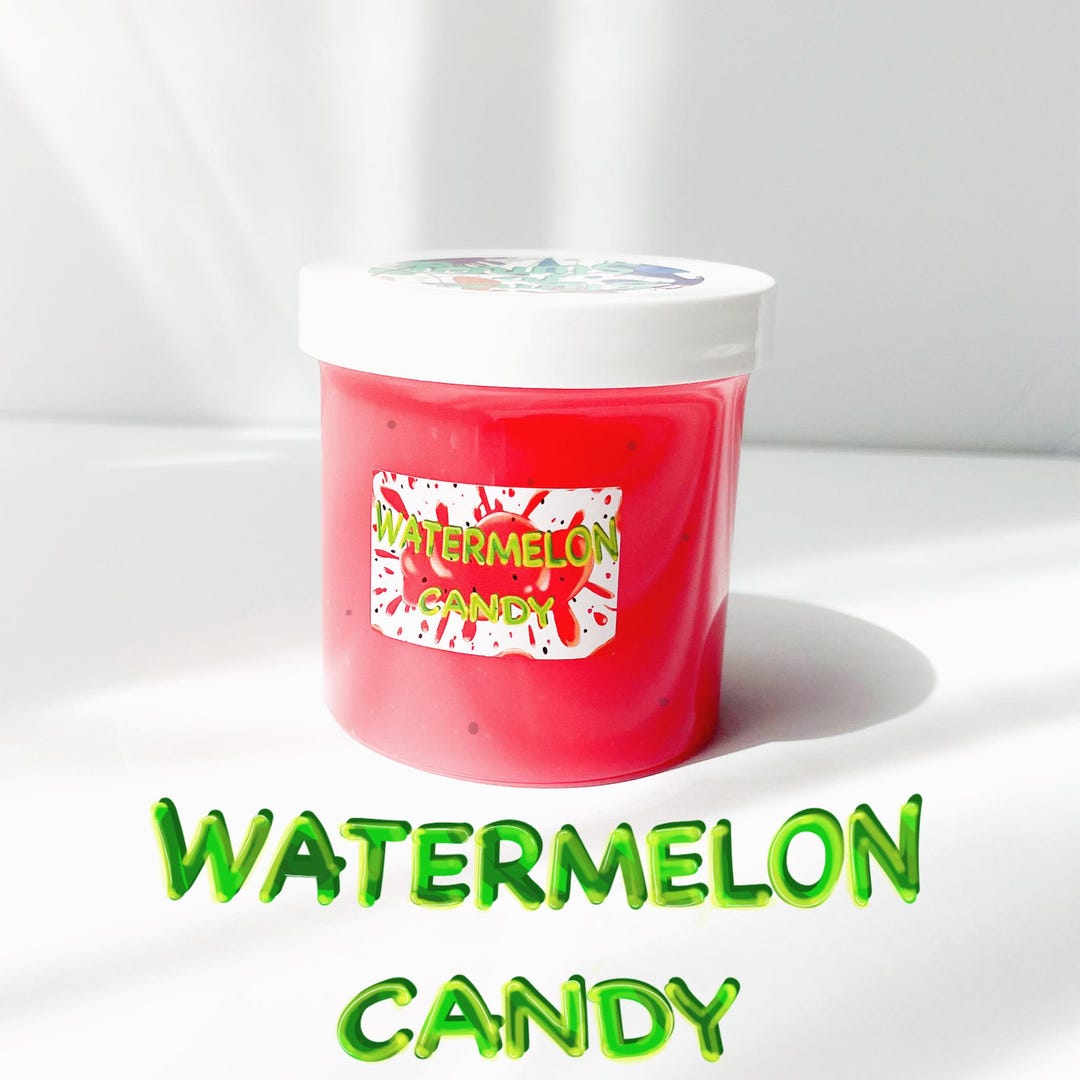 WATERMELON CANDY SLIME - Etsy