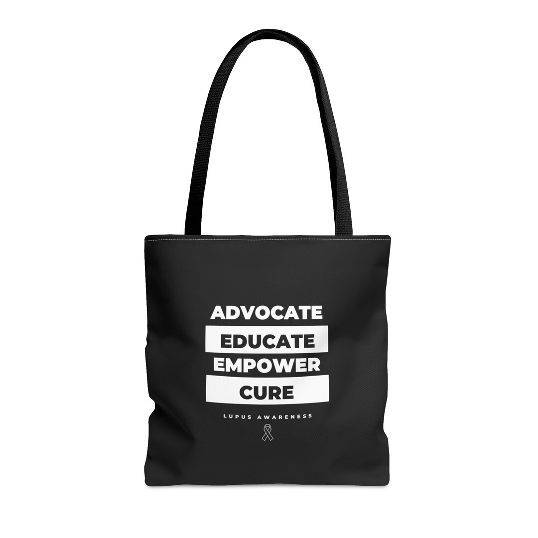 Advocate Educate Empower Cure Lupus Awareness Tote Bag AOP - Etsy