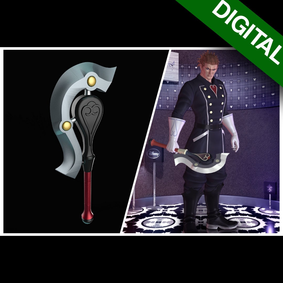 Aeleus Axe, Kingdom Hearts 3D Files - Etsy