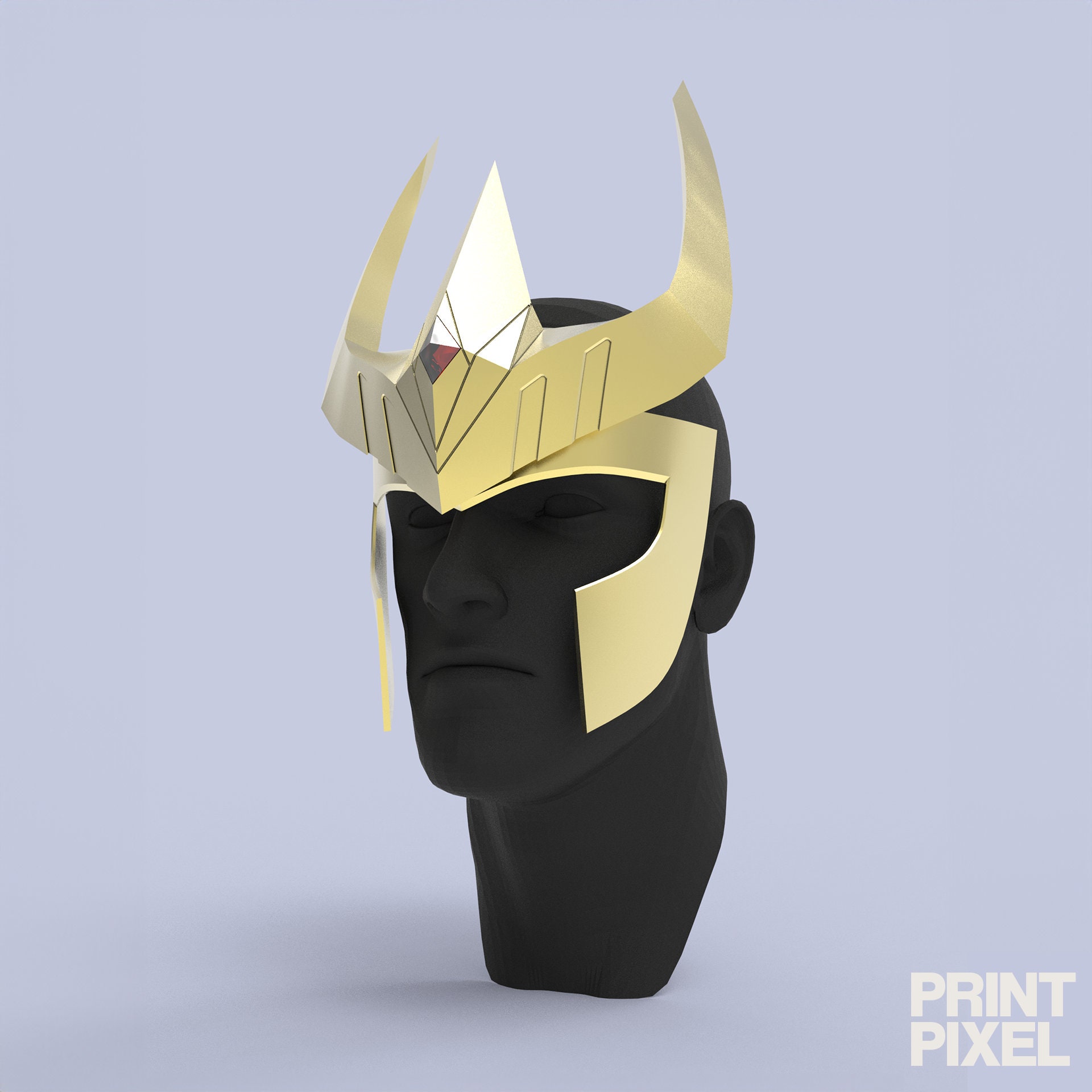 Phoenix Ikki Saint Seiya Helmet - STL 3D Print File - Divine Cloth ...