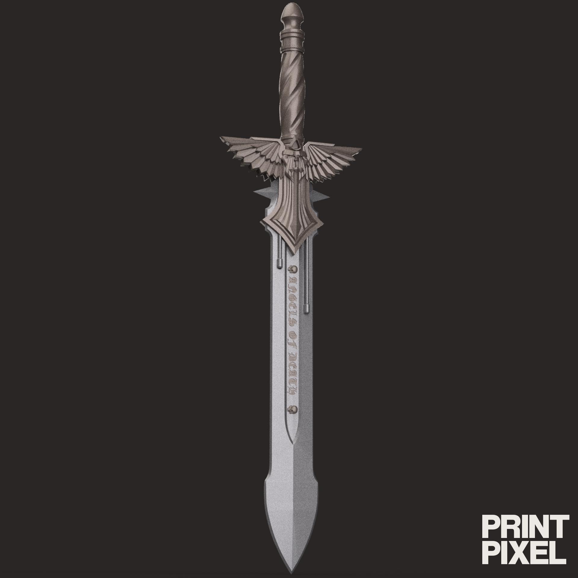Dark Angels Power Sword - Etsy