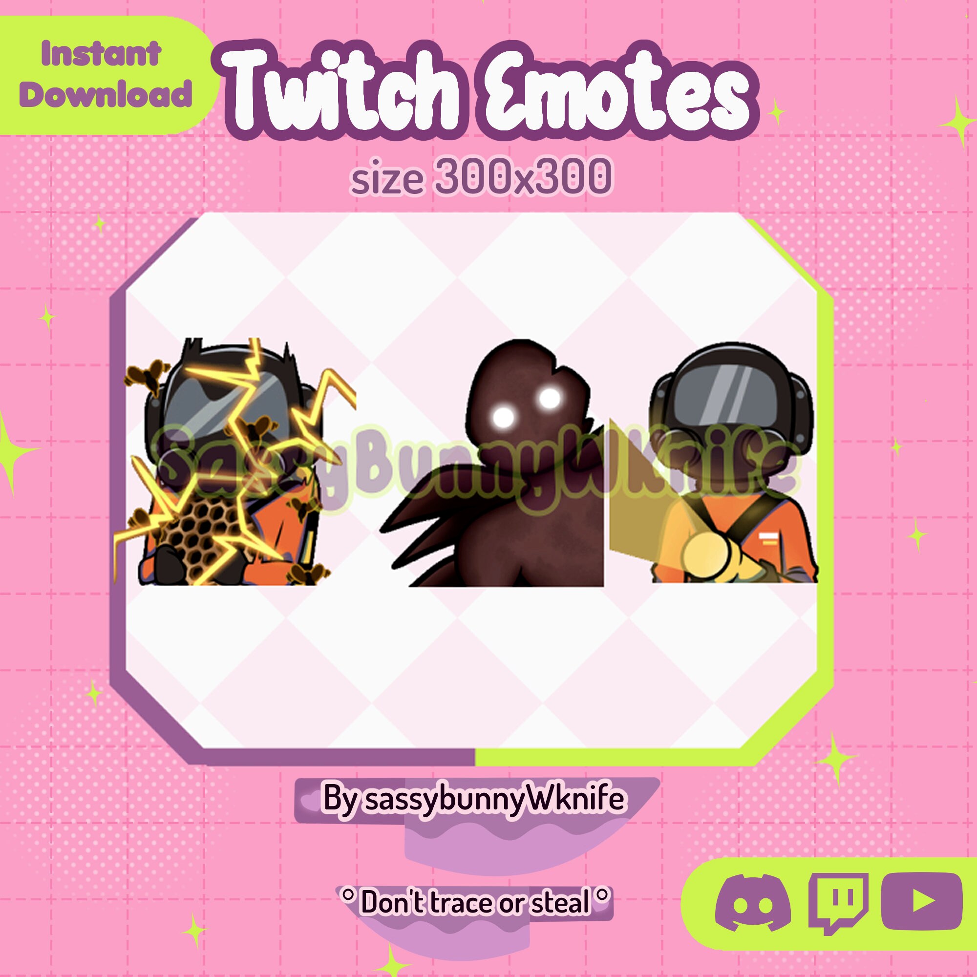Lethal company Emotes / Twitch / Discord / Instant download - Etsy España