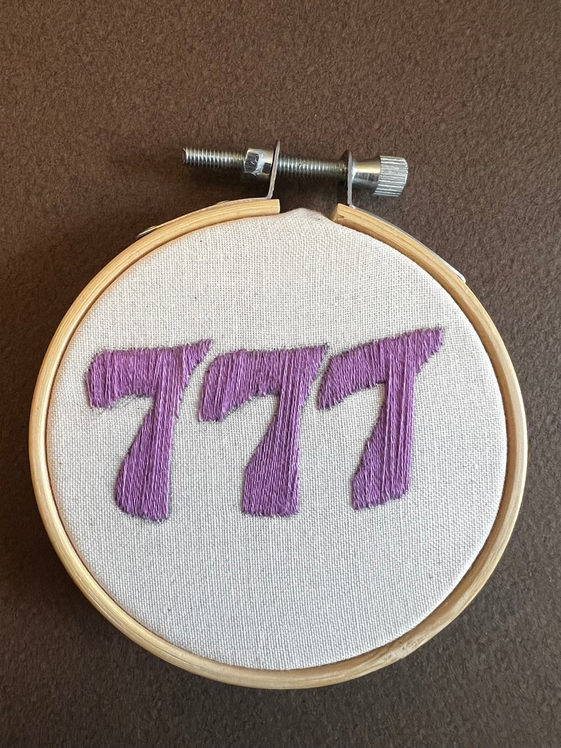 Angel Numbers Embroidery Art - Etsy
