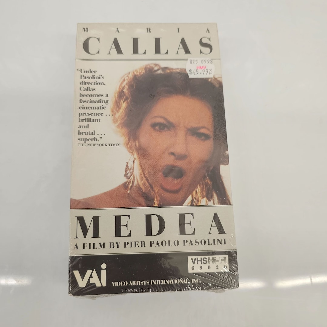 Maria Callas Medea 1970 Color VHS A Film by Pier Paolo Pasolini - Etsy