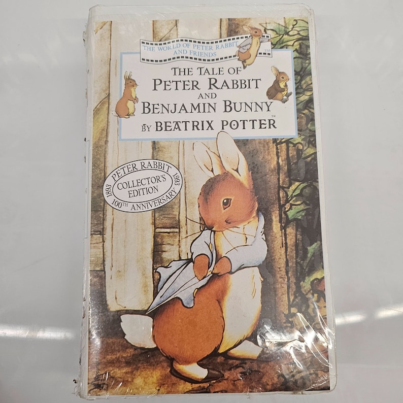 The Tale of Peter Rabbit & Benjamin Bunny by Beatrix Potter Color VHS ...