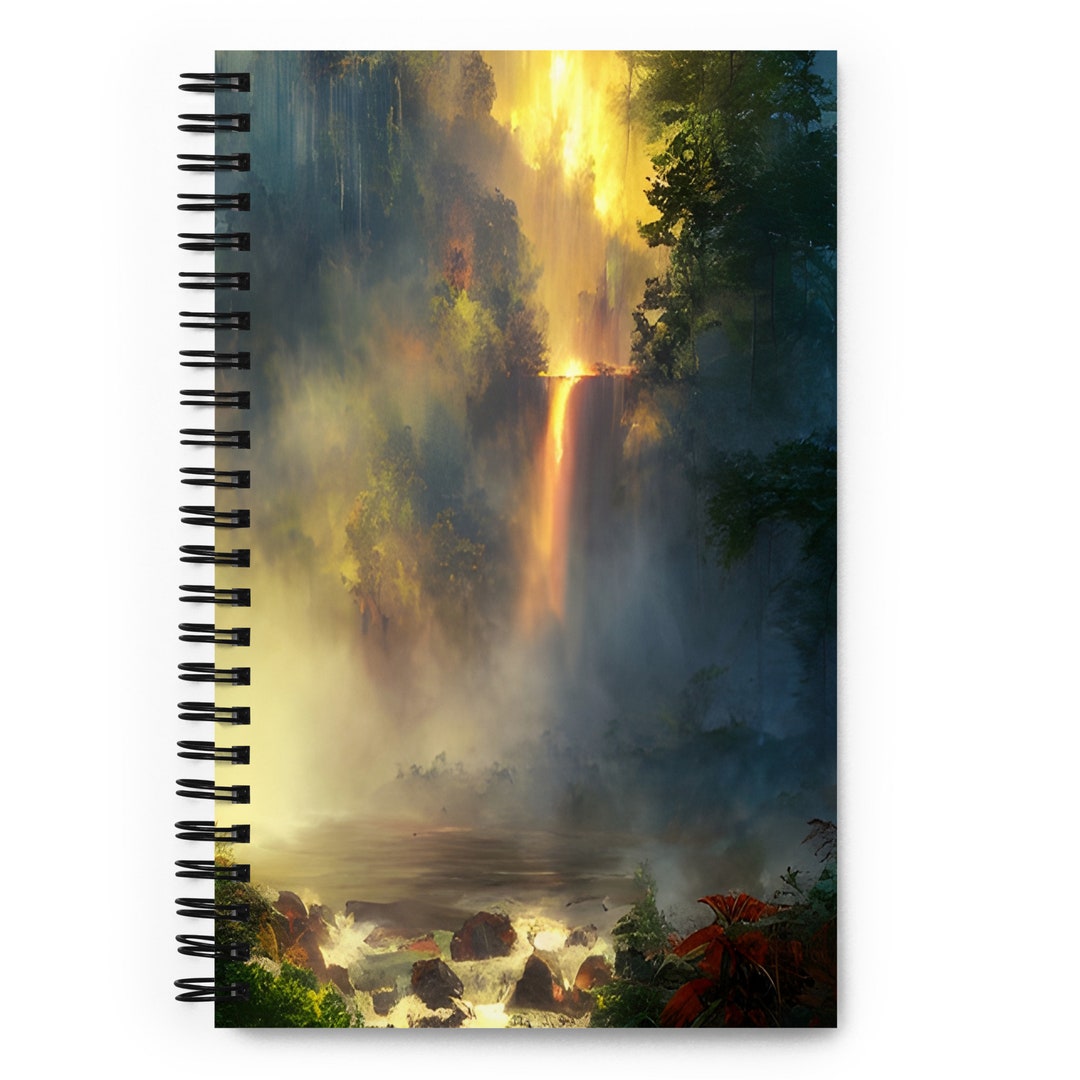 Fantasy Forest Spiral Notebook - Dotted Pages - Etsy