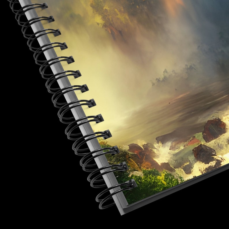Fantasy Forest Spiral Notebook - Dotted Pages - Etsy