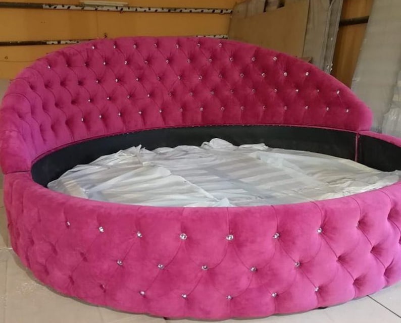 Round Bed Soho, Full Size, Queen Size, King Size, Custom Furniture ...