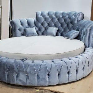 Round Bed Amelia, Full Size, Queen Size, King Size, Custom Furniture ...