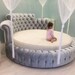 Round Bed Amelia, Full Size, Queen Size, King Size, Custom Furniture ...