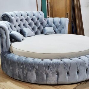 Round Bed Amelia, Full Size, Queen Size, King Size, Custom Furniture ...