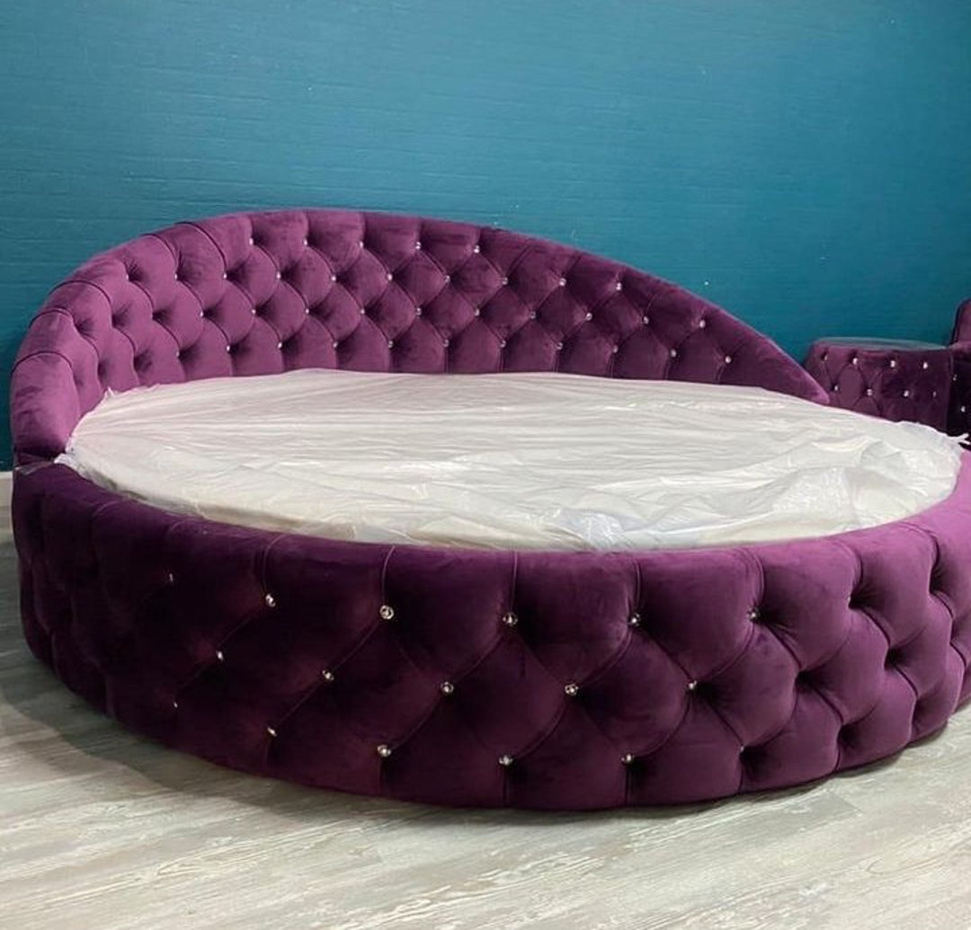 Round Bed Soho, Full Size, Queen Size, King Size, Custom Furniture ...