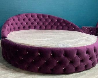 Round Bed Soho, Full Size, Queen Size, King Size, Custom Furniture ...
