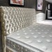 Bed Chester, Headboard of Any Size, Made to Order, Tufted Bed Frame ...