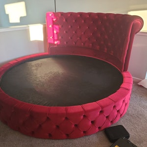Round Bed Atlanta, Full Size, Queen Size, King Size, Custom Furniture ...
