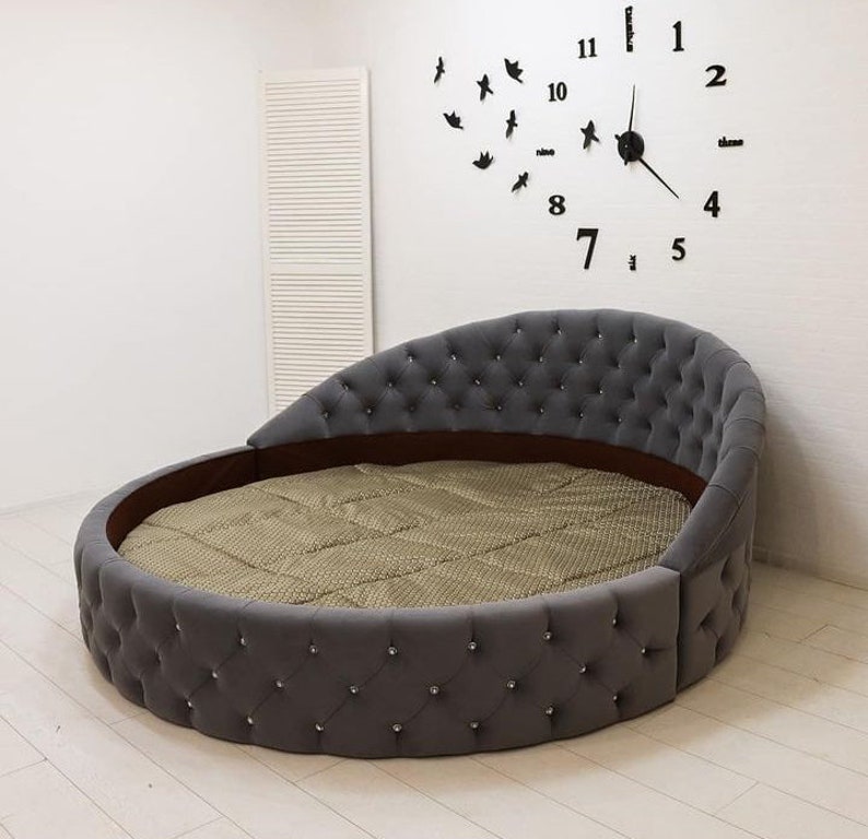 Round Bed Soho, Full Size, Queen Size, King Size, Custom Furniture ...