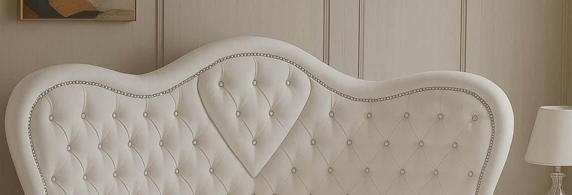 Round Bed , Headboard of Any Size, Made to Order, Custom Furniture ...