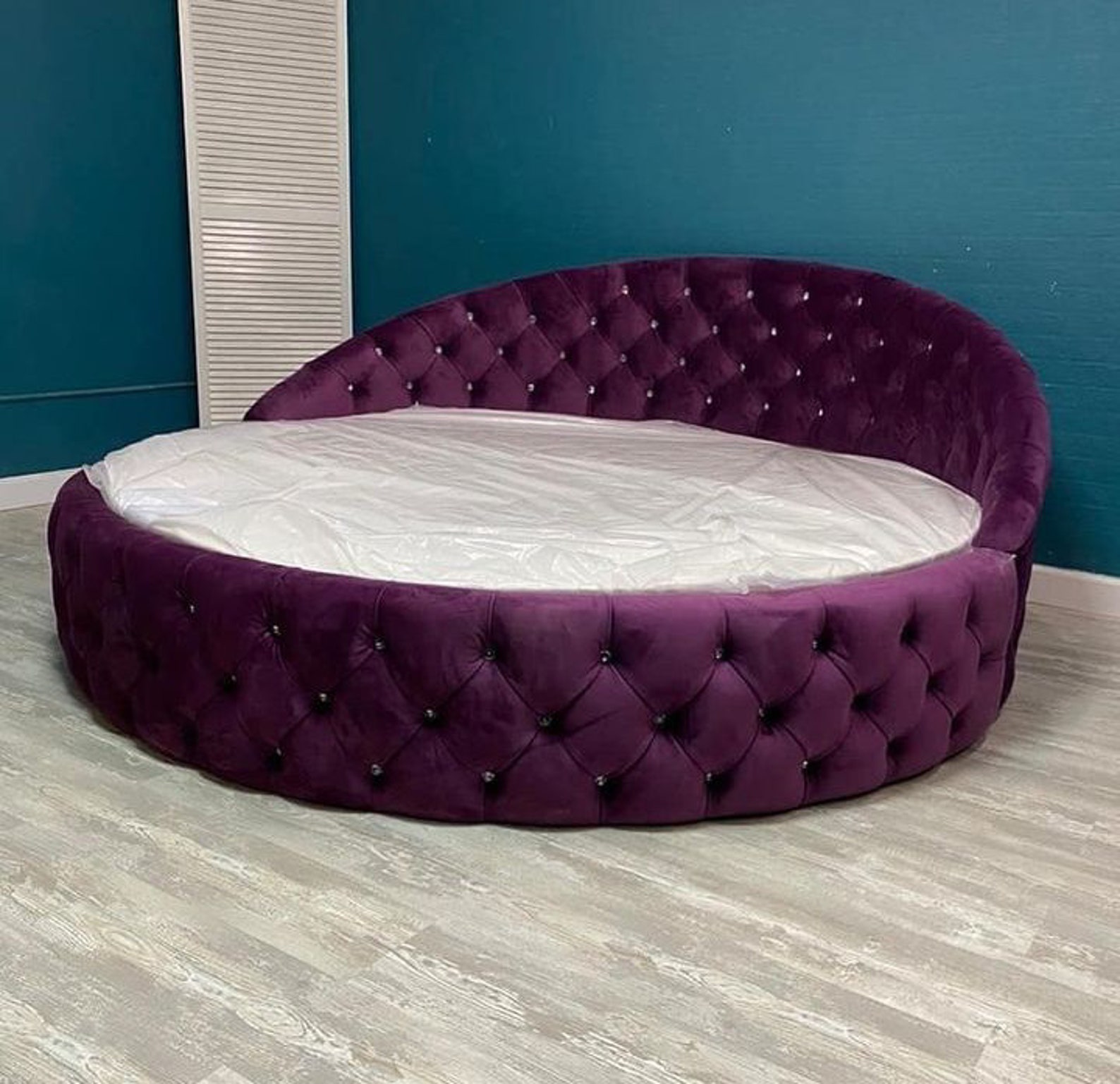 Round Bed Soho, Full Size, Queen Size, King Size, Custom Furniture ...