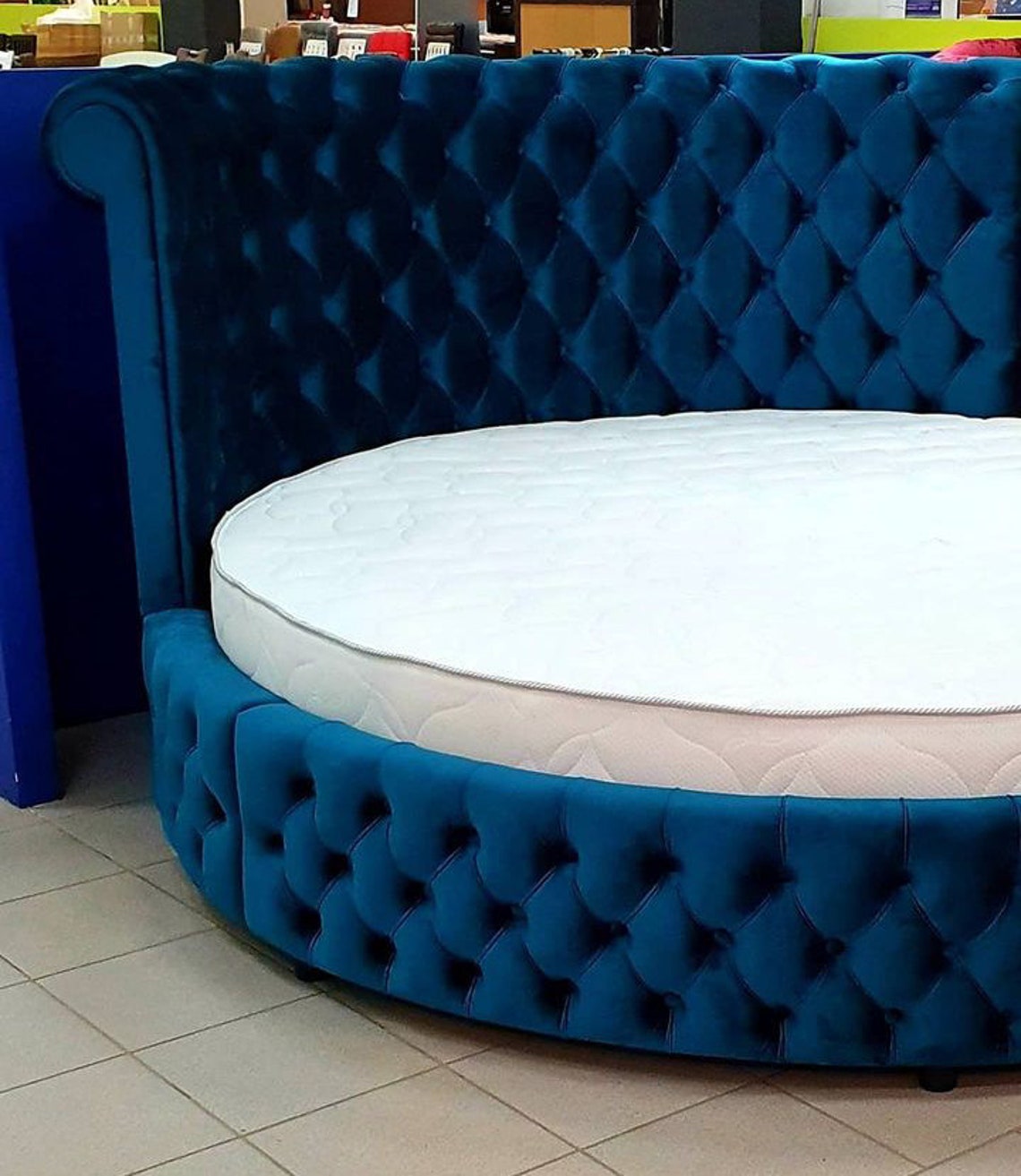 Round Bed Atlanta, Full Size, Queen Size, King Size, Custom Furniture ...