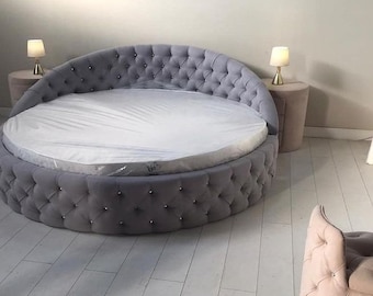Round Bed Soho, Full Size, Queen Size, King Size, Custom Furniture ...
